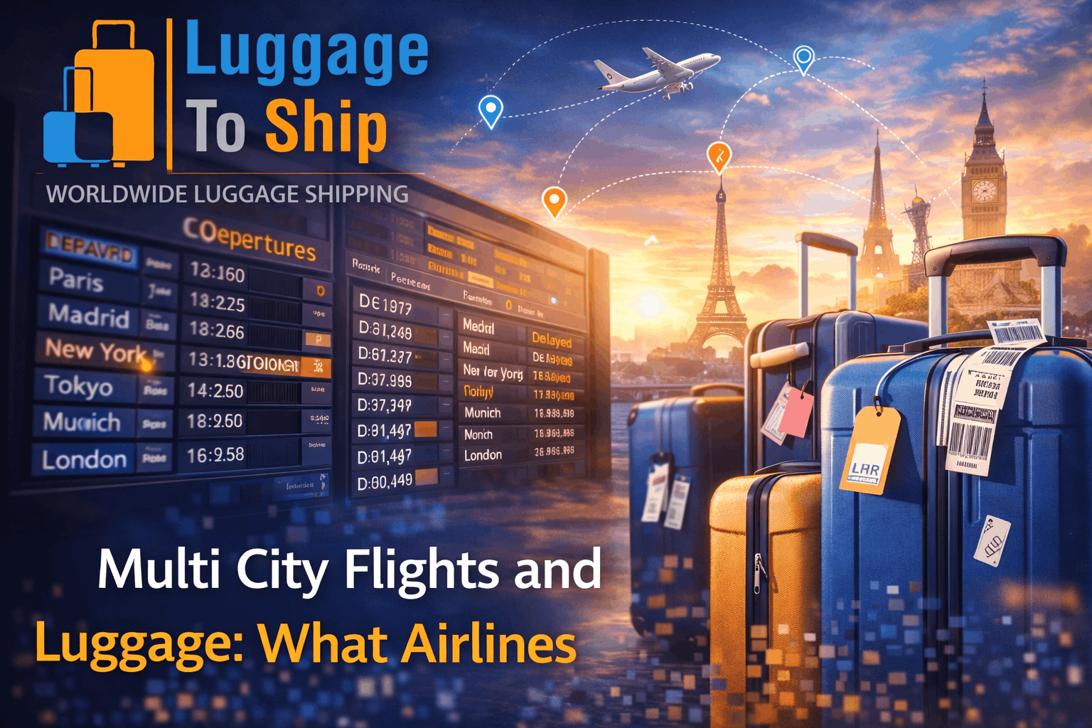 Multi City Flights and Luggage: What Airlines Don’t Tell You - Luggage ...