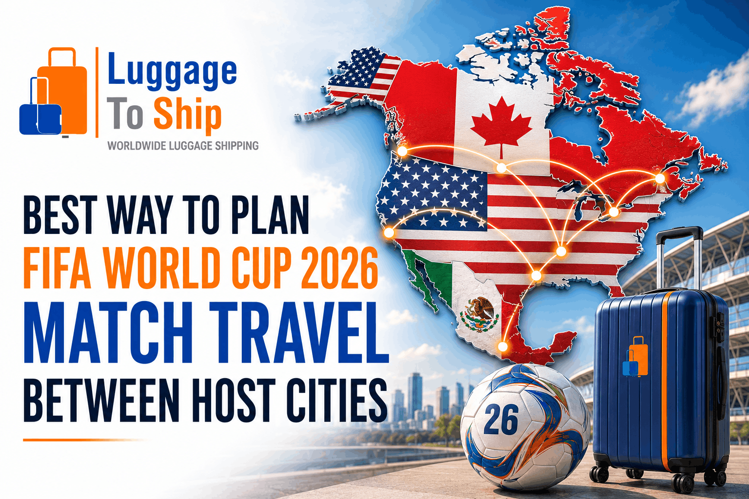 Best Way to Plan FIFA 2026 Match Travel Between Host Cities - Luggage ...